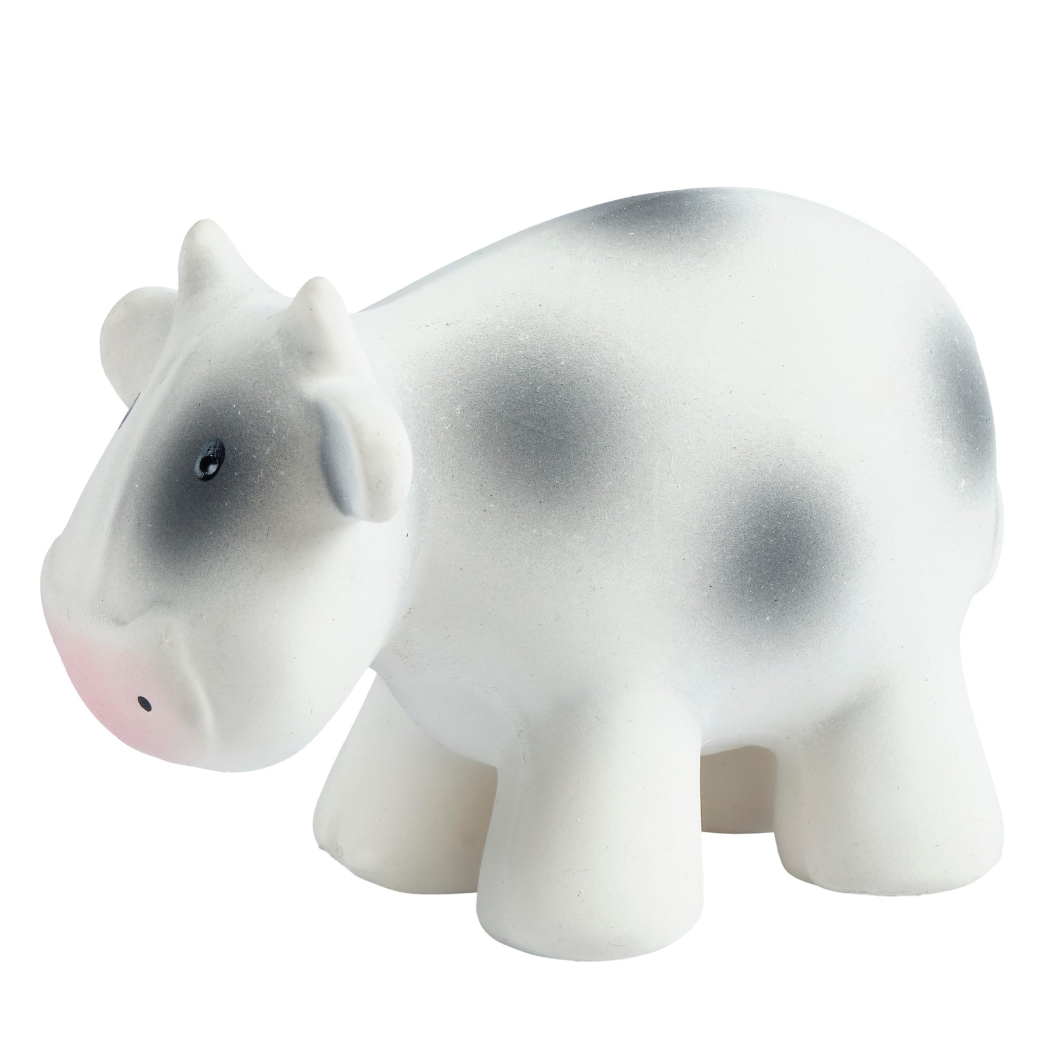 cow natural rubber baby bath toy