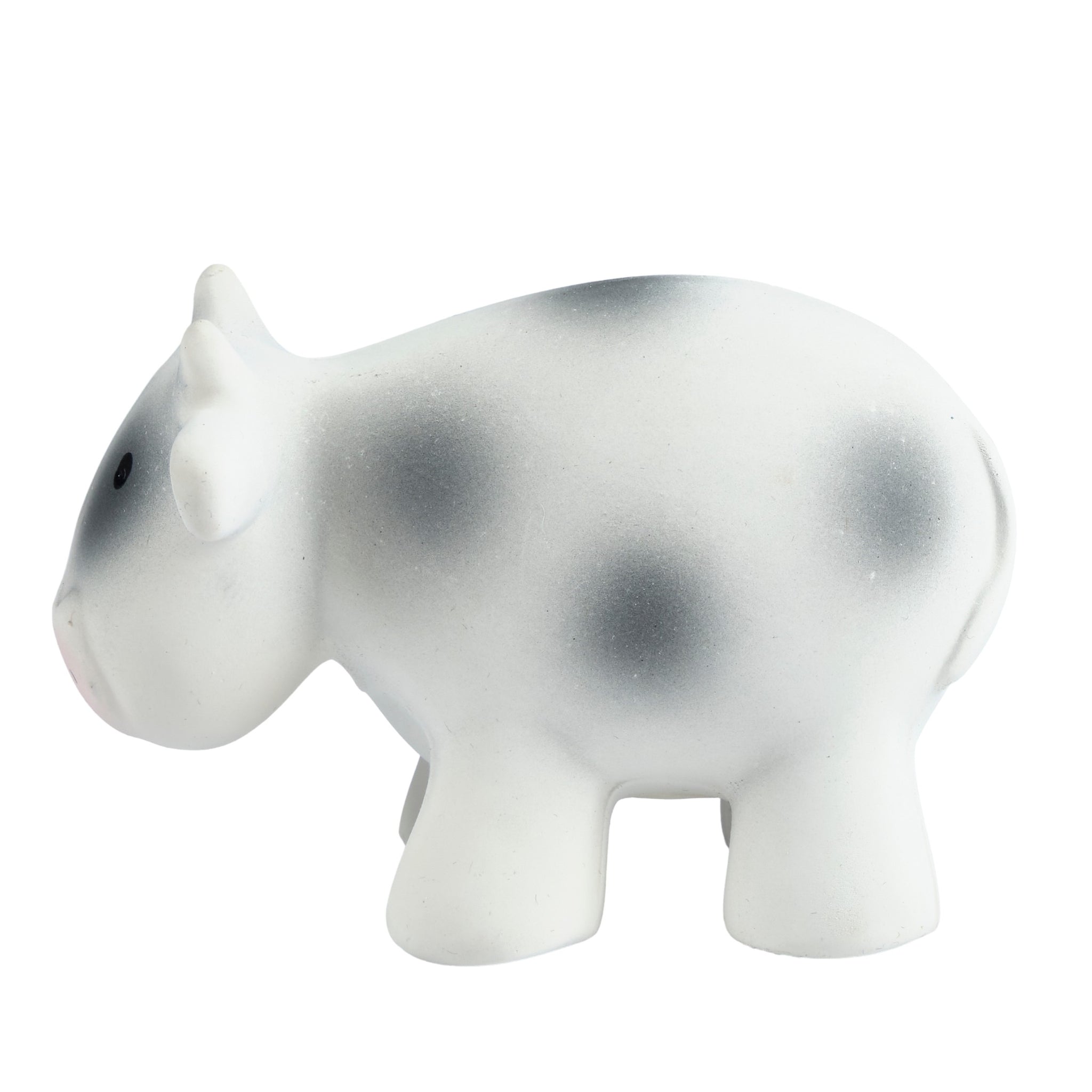 cow natural rubber baby bath toy